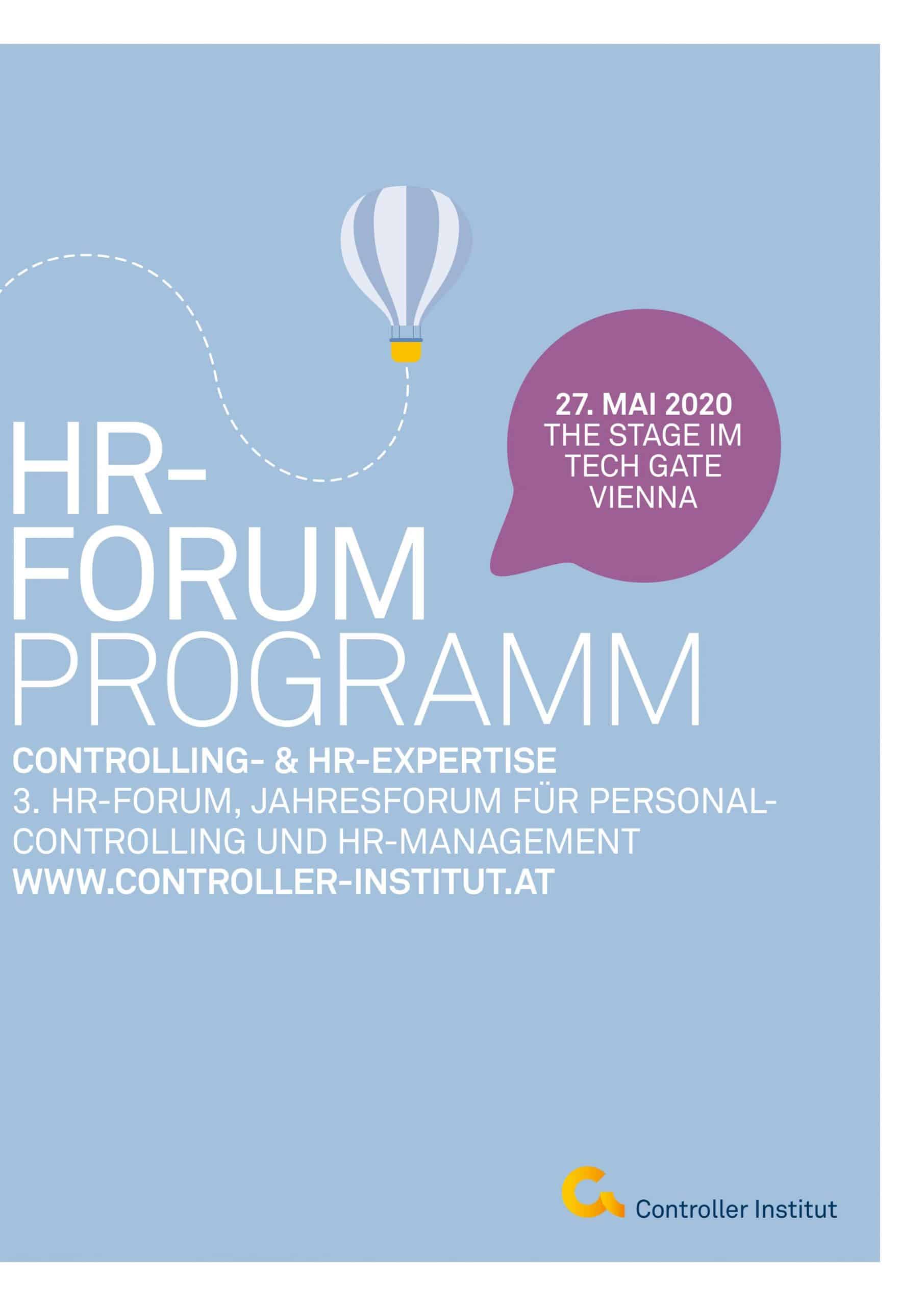Save-the-Date HR Forum in Wien 2020 - energyfactory